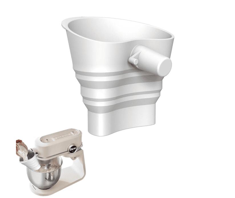 Flour Funnel for Kitchen Aid Mixer, Kitchen Funnel for KSM150 5-Quart ...