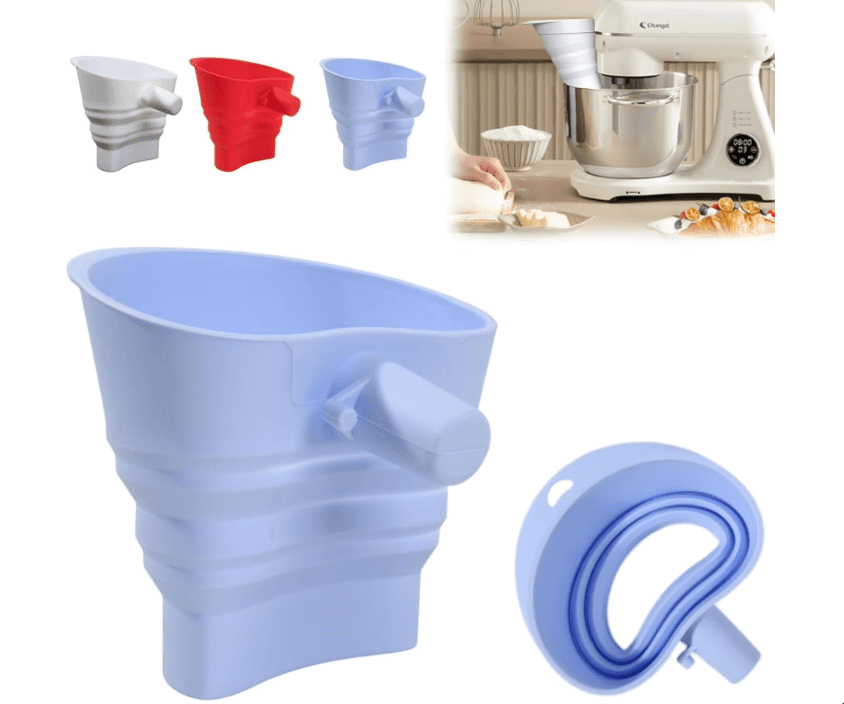 Flour Funnel for Kitchen Aid Mixer, Kitchen Funnel for KSM150 5-Quart ...