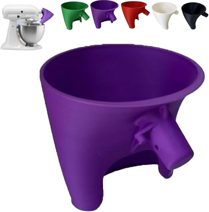 Flour Funnel for Kitchen Aid Mixer, Stand Mixer Attachment Powder ...