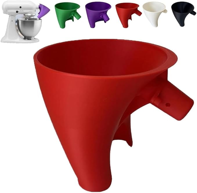 Flour Funnel for Kitchen Aid Mixer, Stand Mixer Funnel Attachment for ...