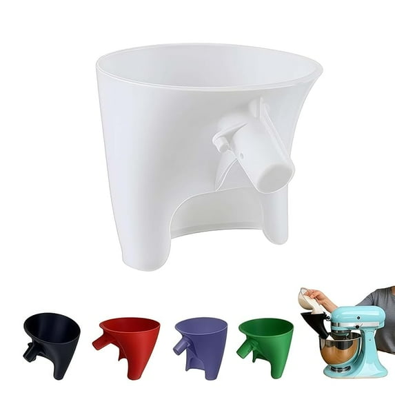 Flour Funnel for KitchenAid Mixer 5 Qt, Anti-Splash Attachment for Tilt ...
