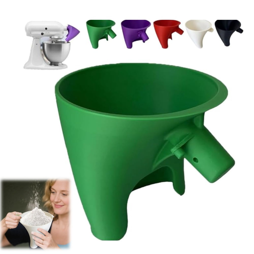 Flour Funnel for Kitchen Aid Mixer KSM150 5-Quart | Icing/Egg Liquid ...