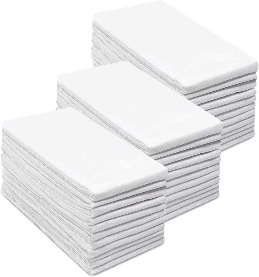 Flour Sack Kitchen Towels 24"x24" (12 Pack) – 100% Cotton, Lint-Free ...
