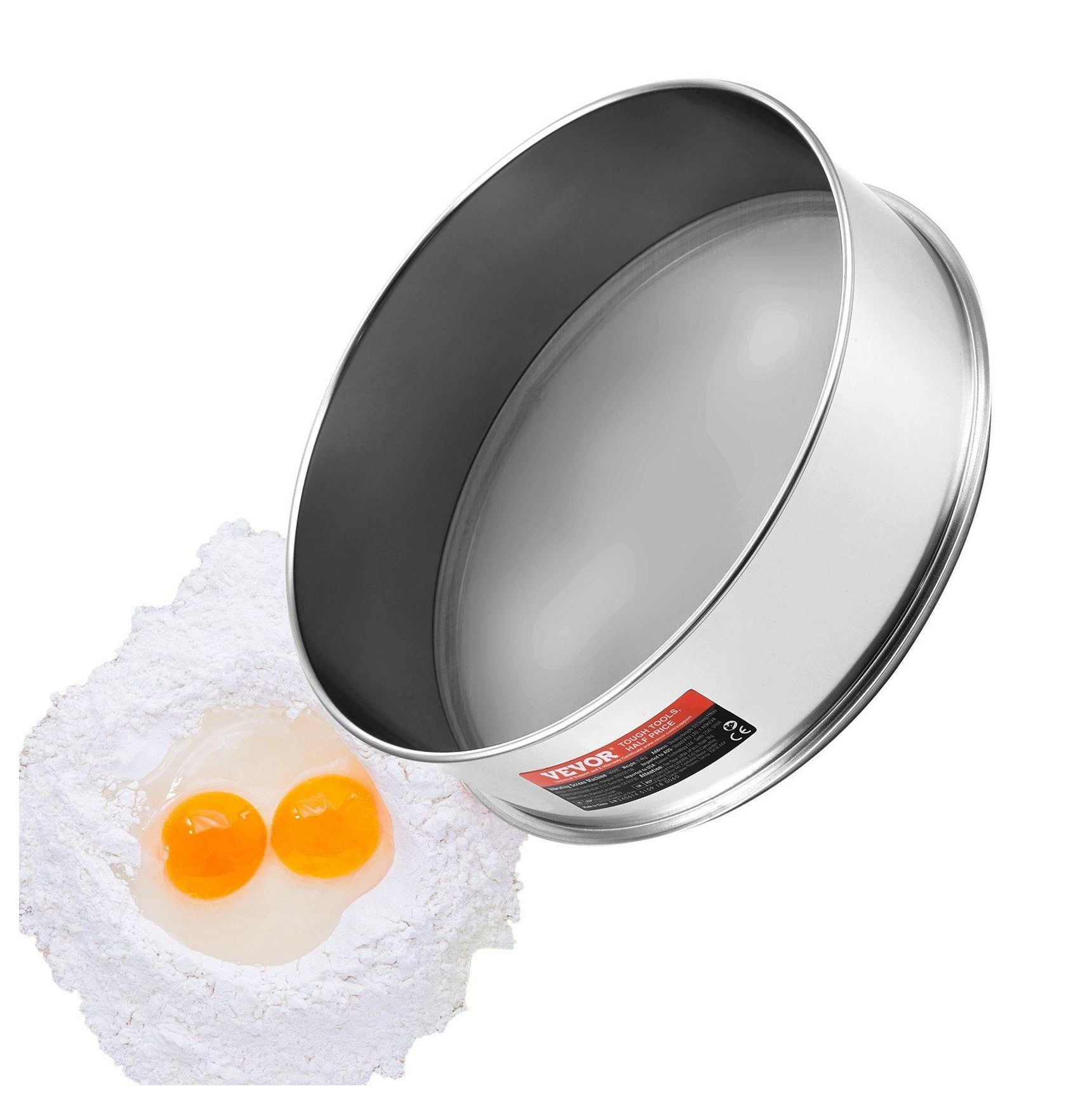 Flour Sieve Fine Mesh Stainless Steel 150 Mesh Flour Sifter for Baking ...