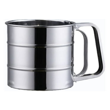 Flour Sifter for Baking, Stainless Steel Hand Crank Flour Sifter ...