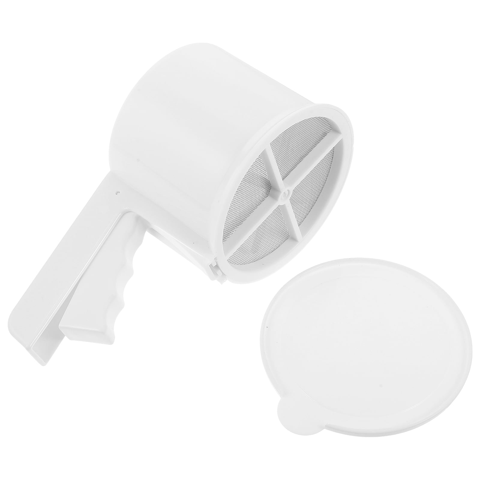 Flour Sifter Baking Tool Kitchen Bread Sugar Tools Strainer White ...