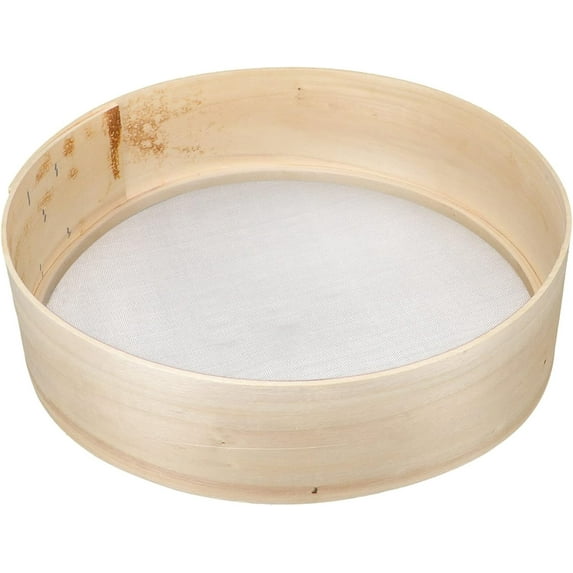 Flour Sifter Han hel Sieve 60 Mesh Woo en Flour Strainer Baking Sifter ...