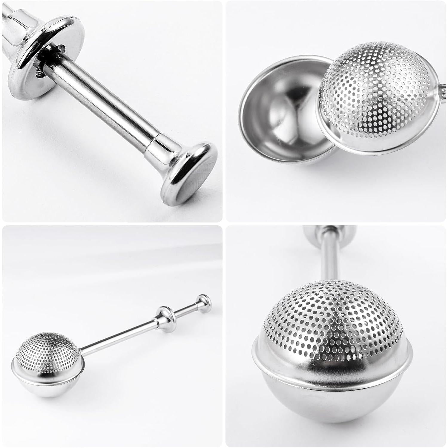 Flour Sifter, Stainless Steel Flour Sifter for Baking, One Handed ...