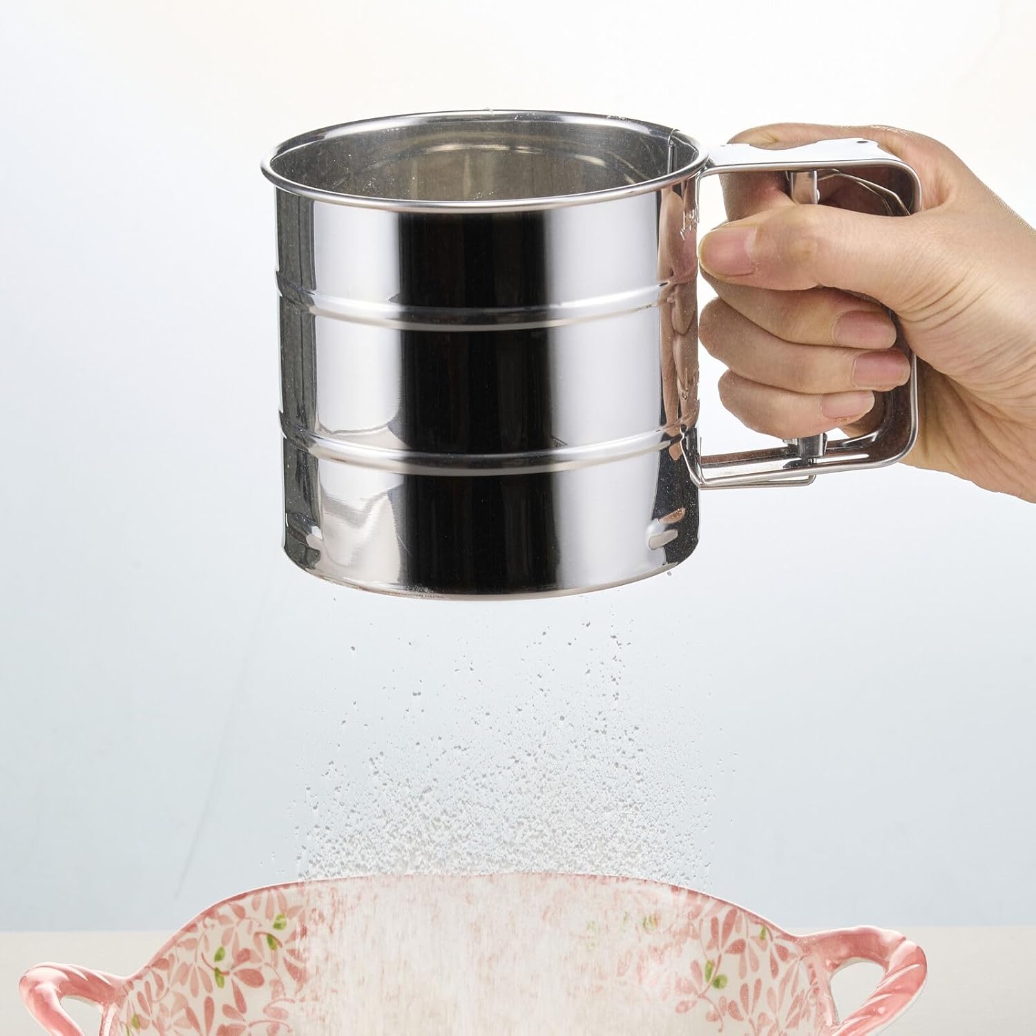 Flour Sifter, Stainless Steel Sifter for Baking - Walmart.com