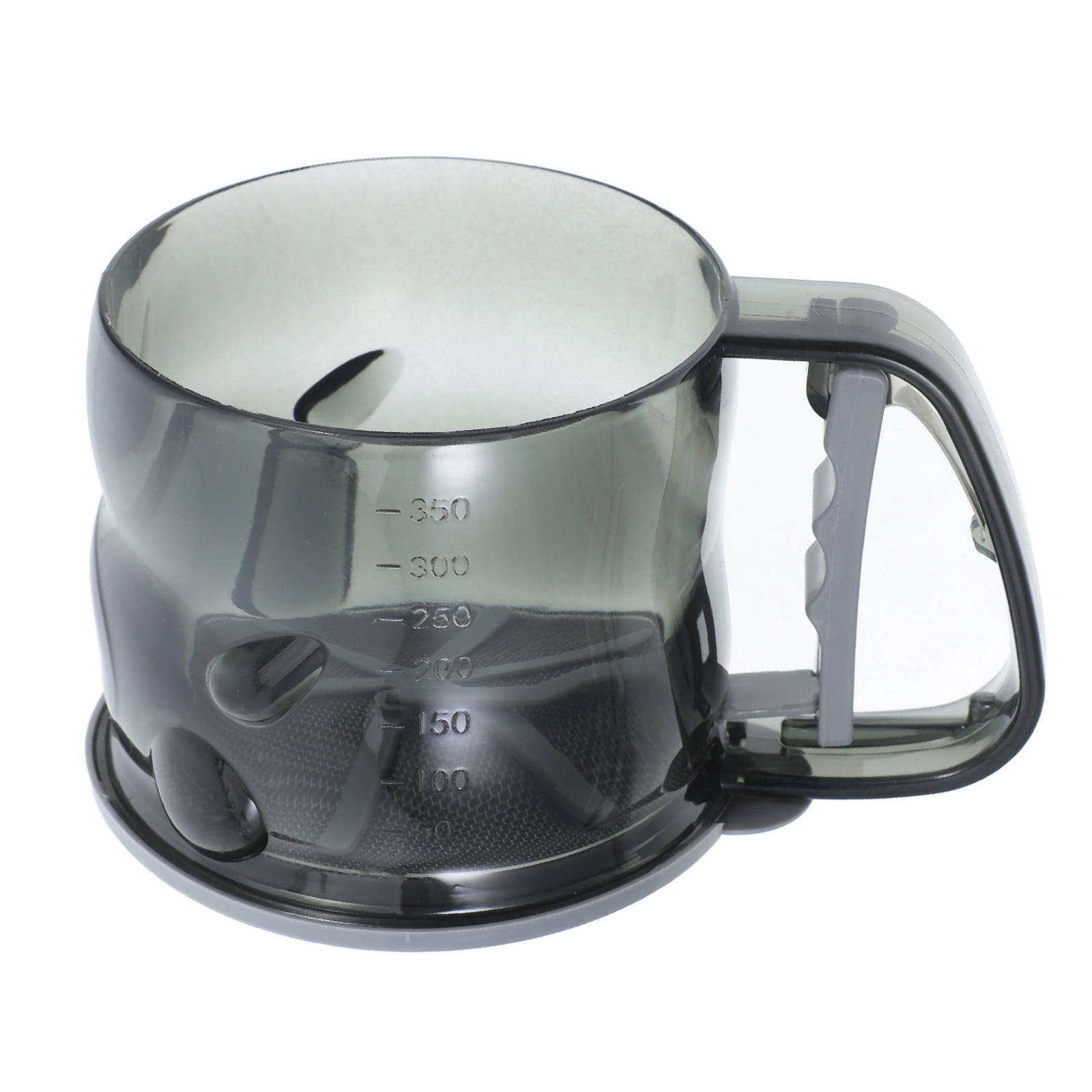 Flour Sifter With Hand Press Plastic Flour Sieve Powdered Sugar Shaker ...