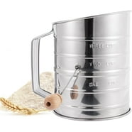 Retractable Stainless Steel Flour Duster- Food Grade, One-Handed ...