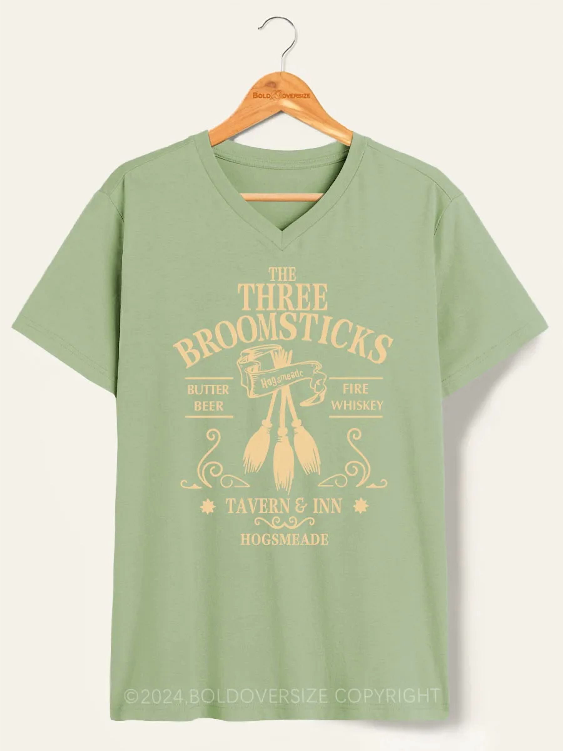 Flourish Blotts V-Neck Tee - Walmart.com