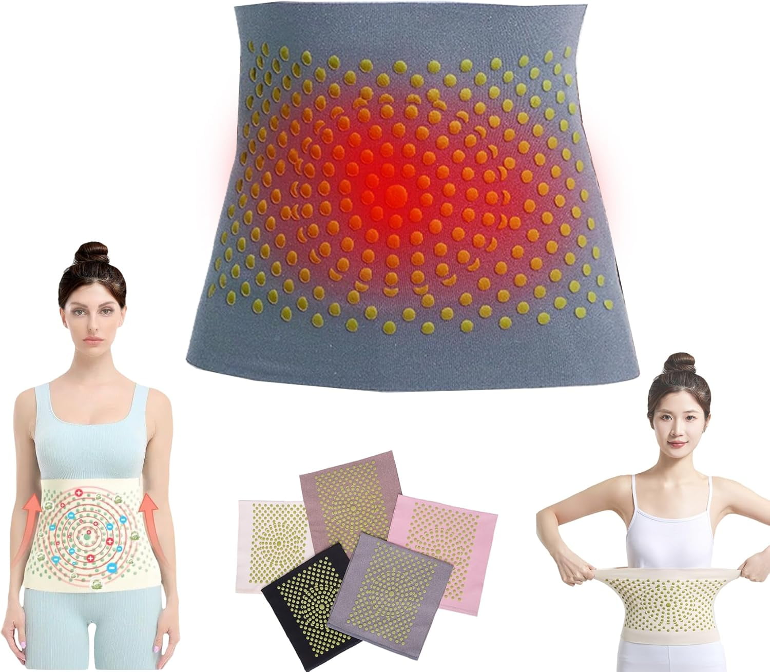Flourish Fiber and Wormwood Body Shaping Waist Protector, Reduce Fat ...