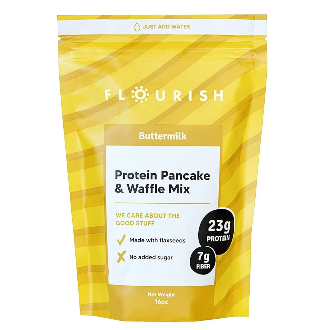 Flourish - Protein Pancake DEF29 & Waffle Mix, Whey Protein Isolate ...
