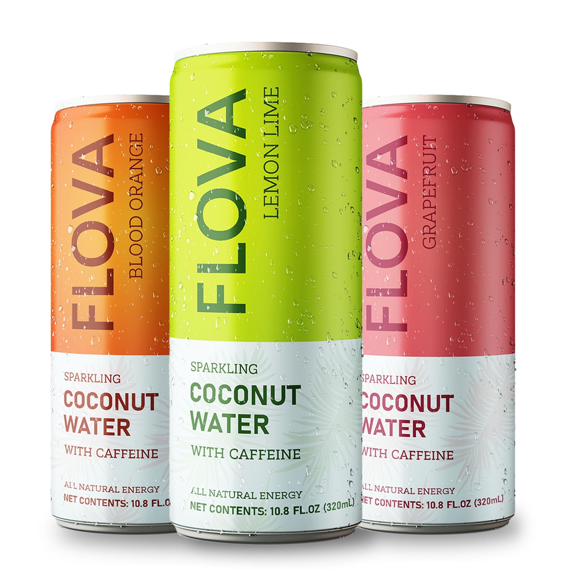 Flova Energy Drink Variety Pack All Natural Electrolytes from Coconut ...