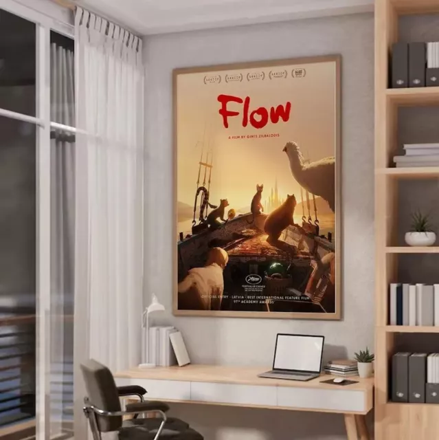 Flow (2024) Movie Poster, Home Decoration, Festival Gifts 4 NO FRAMED ...