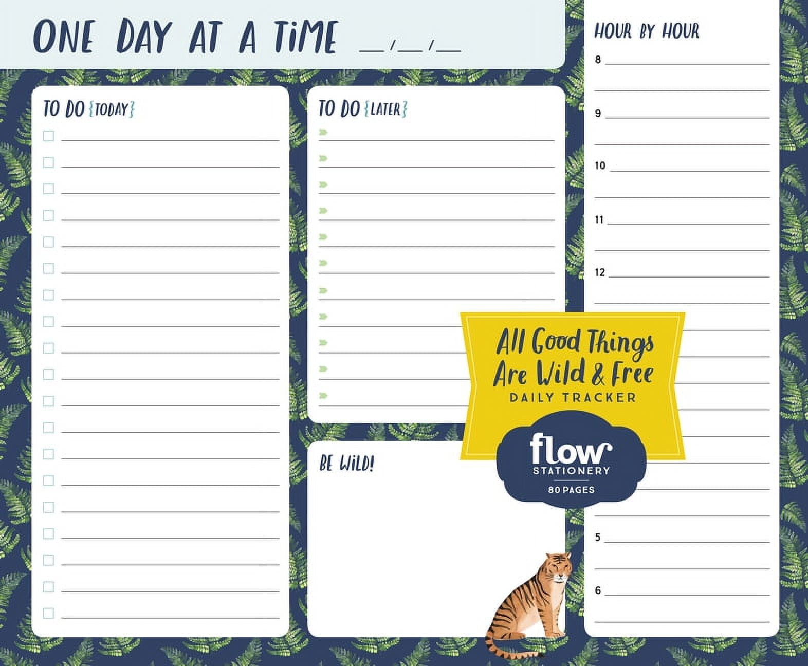 Flow: All Good Things Are Wild and Free Daily Tracker (General ...