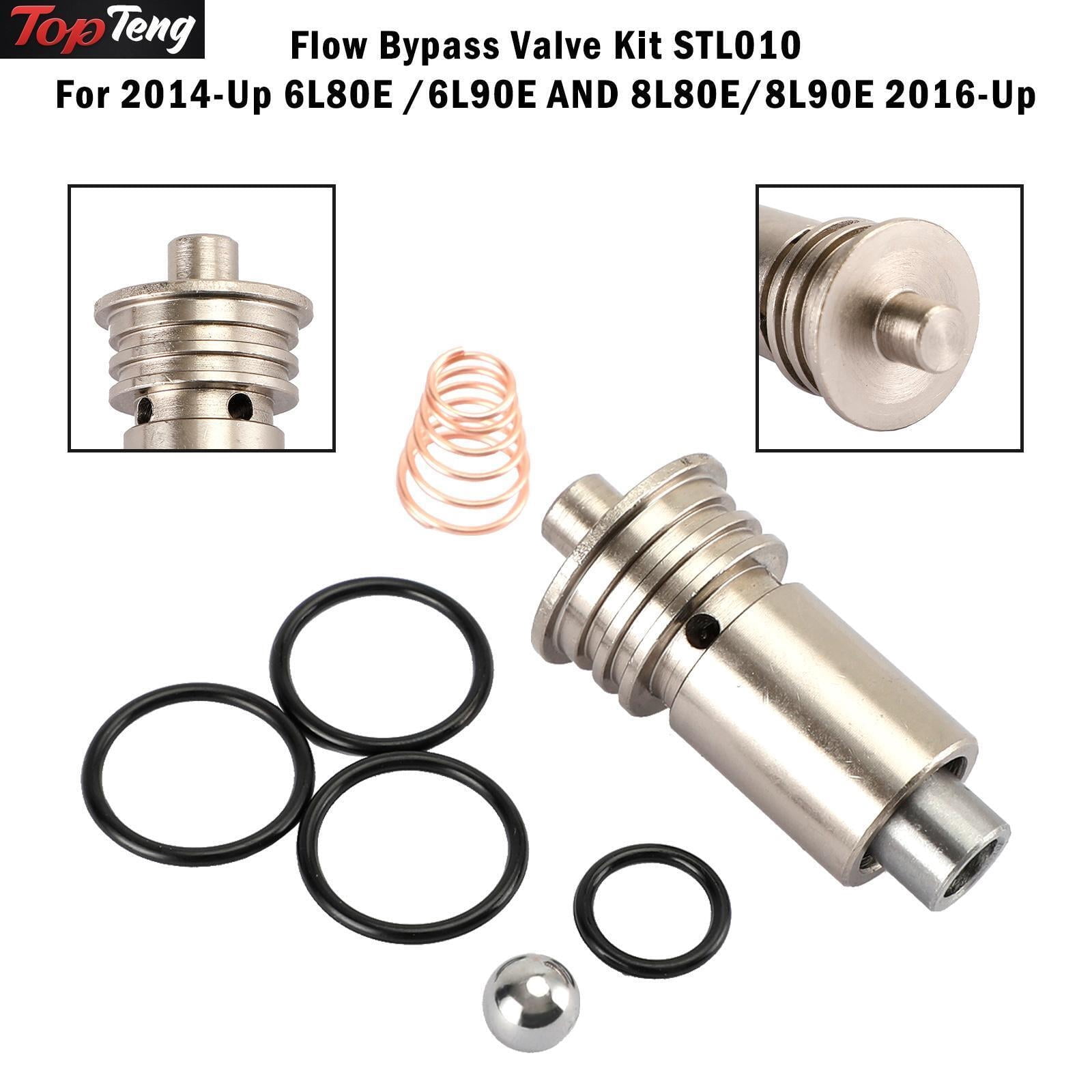 Flow Bypass Valve Kit STL010 For 2014-Up 6L80/90E AND 8L80/90E 2016-Up ...
