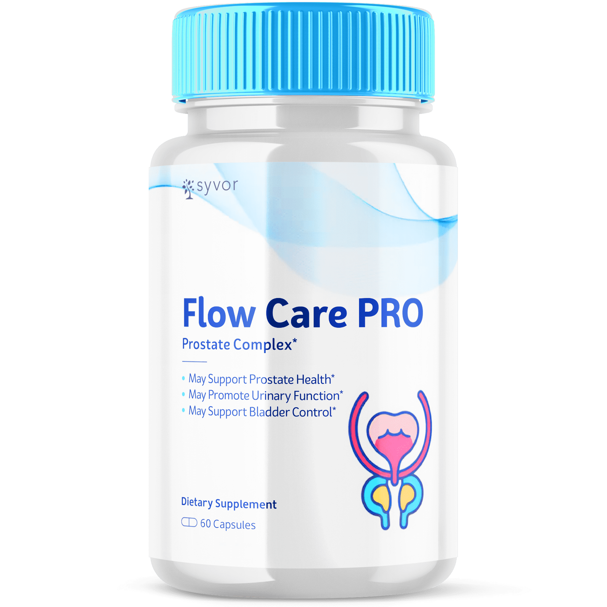 Flow Care Pro Advanced Prostate Complex Supplement Natural Bladder Support 60 Capsules - Walmart.com
