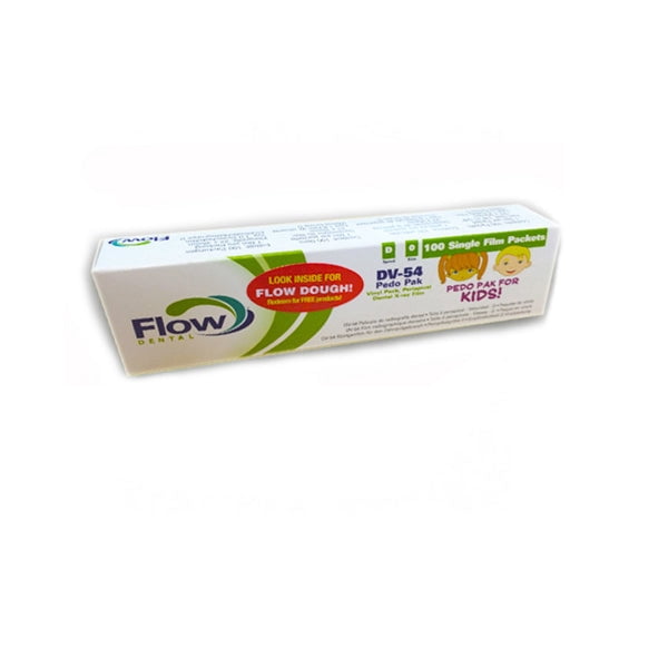 Flow Dental X-Ray DV-54 periapical Speed D Size 0 Single Film Packets ...