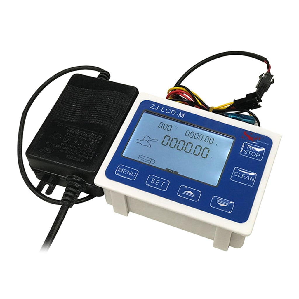 Flow Digital Display Flow Gauge Quantitative Control Flowmeter ...