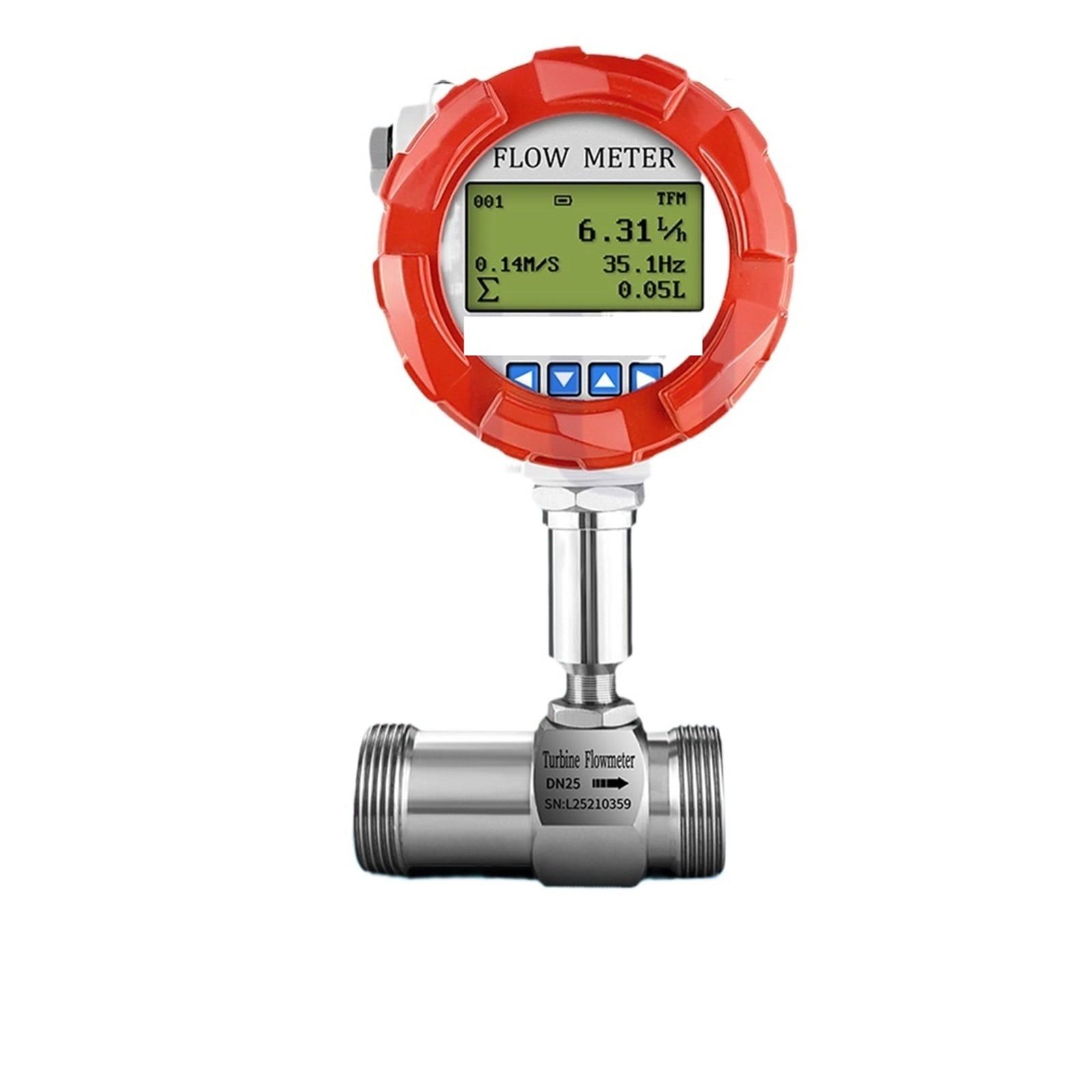 Flow Measuring Instruments, Liquid Gasoline Milk Alcohol Pulse 4-20mA ...