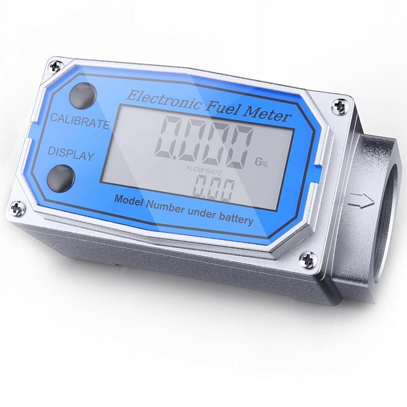 1 inch Digital LCD Display, NPT Counter Waterproof Oil Flow Meter ...
