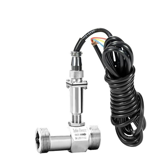 Flow Meter High Percision Pulse Counter Die-sel Alcohol Oil 1/2 1 ...