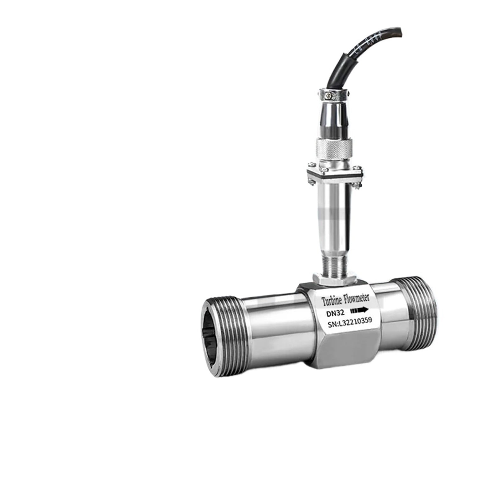 Flow Meter High Percision Pulse Counter Diesel Alcohol Oil 1/2 1" Water ...