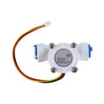Flow Meter Water Flow Sensor 2020 3/8"quick Fit Plastic Hall Water Flow ...