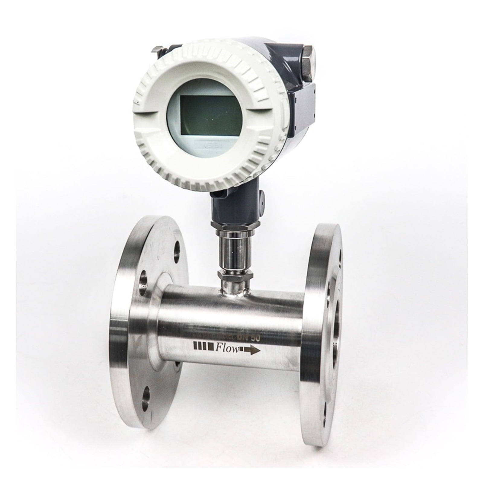 Flow Meters, Food Grade Flow Sensor 4-20mA 2 Inch Water Flow Meter Stainless Steel Food Grade ...