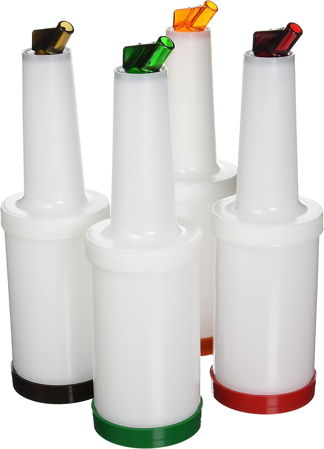 Flow-N-Stow Bar Fruit Juice Containers (Set of 4), 1 quart, White ...
