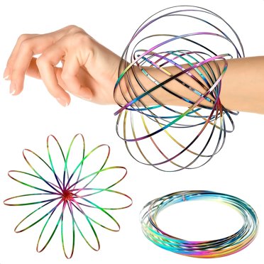 Lovehome Flow Rings Kinetic Spring Bracelet Sensory Interactive Cool ...