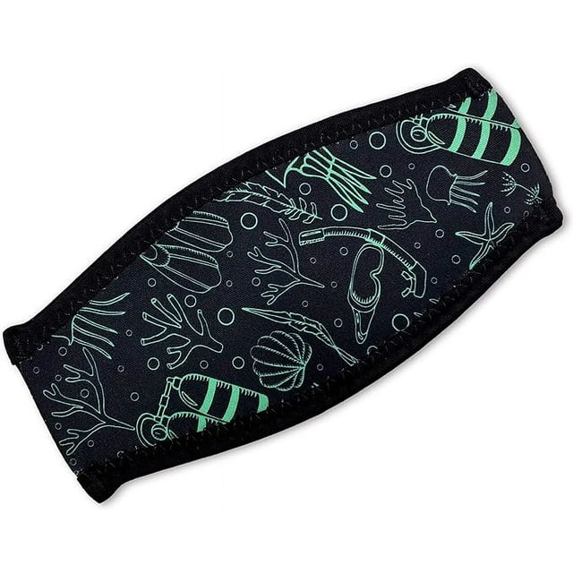 Flow Scuba Gear Diving Mask Slap Straps - Neoprene Cover for Dive and ...