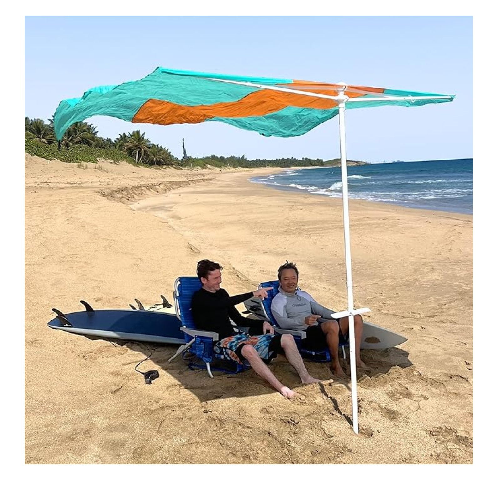 Flow Shade Beach Tent Wind Sun Canopy Portable Easy Set Up UPF 50+ No ...