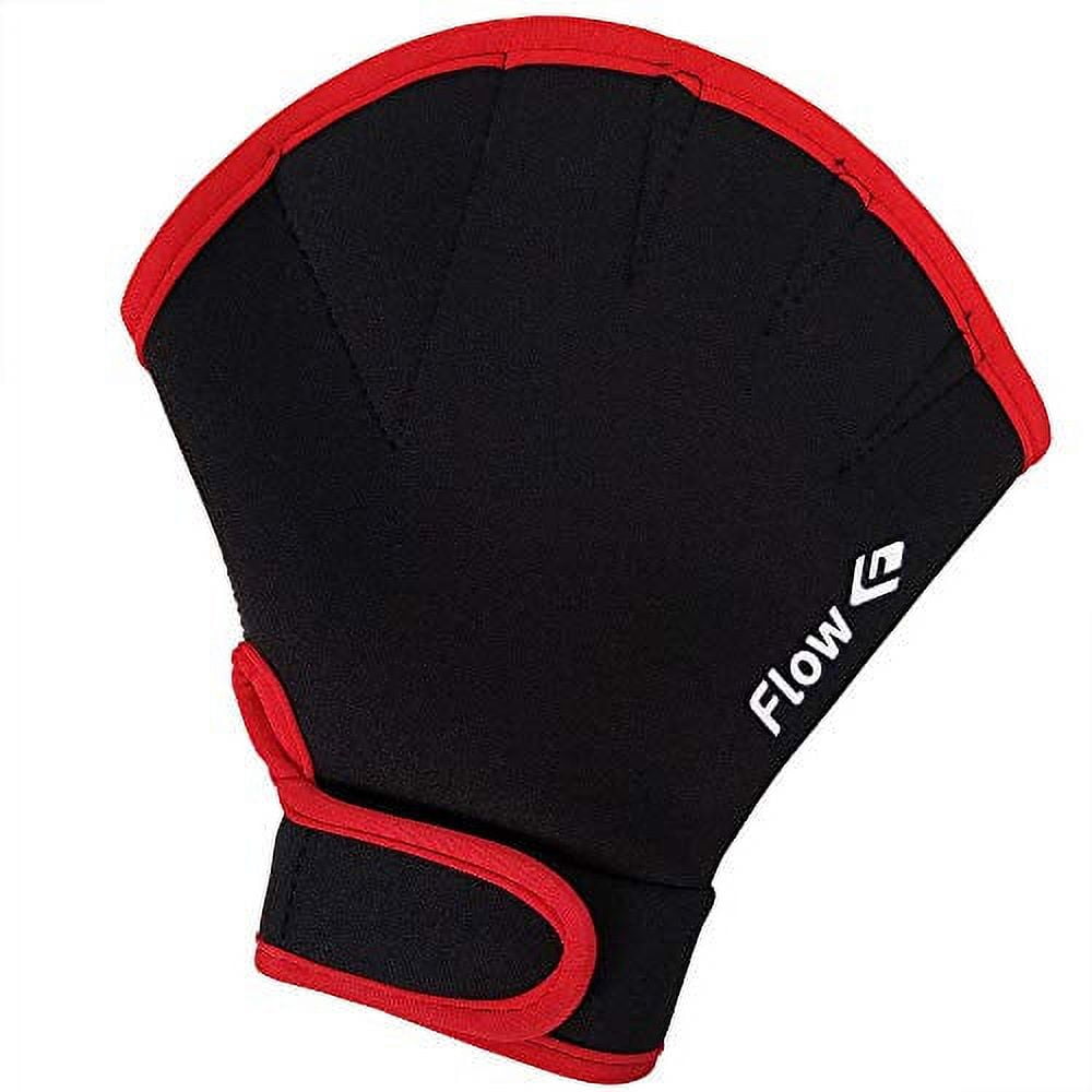 Flow Swimming Resistance Gloves - Webbed Gloves for Water Aerobics ...