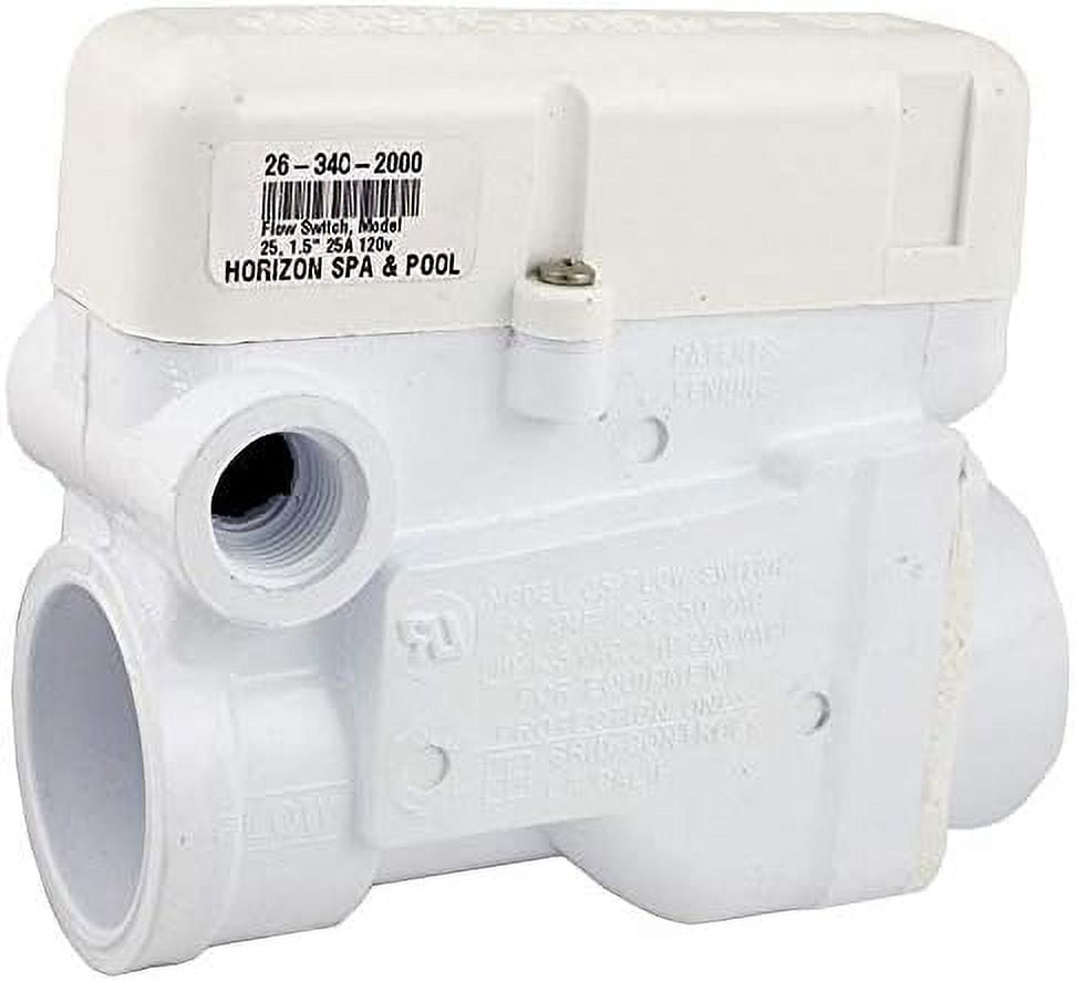 Flow Switch, M-25, 25A, 115v, 1-1/2" Slip 57-F3-2500-WHT - Walmart.com