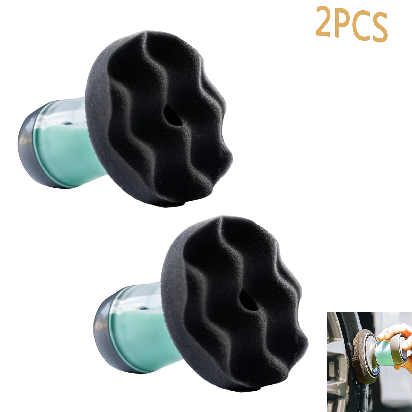 Flow Tire Shine Applicator, Reusable Car & Truck Tire Dressing ...