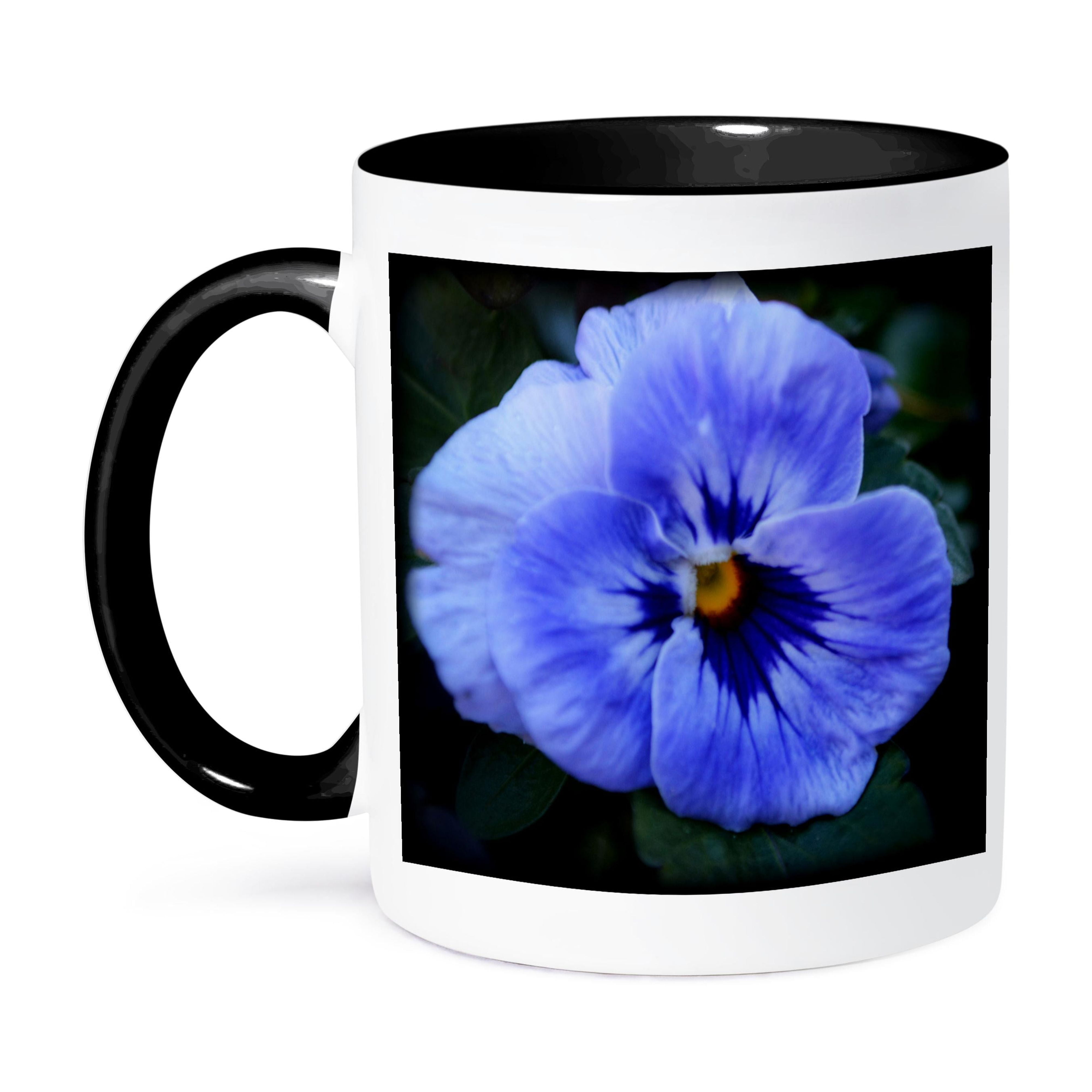 3dRose, Flow of Communication is a photo of blue colored pansy flower ...