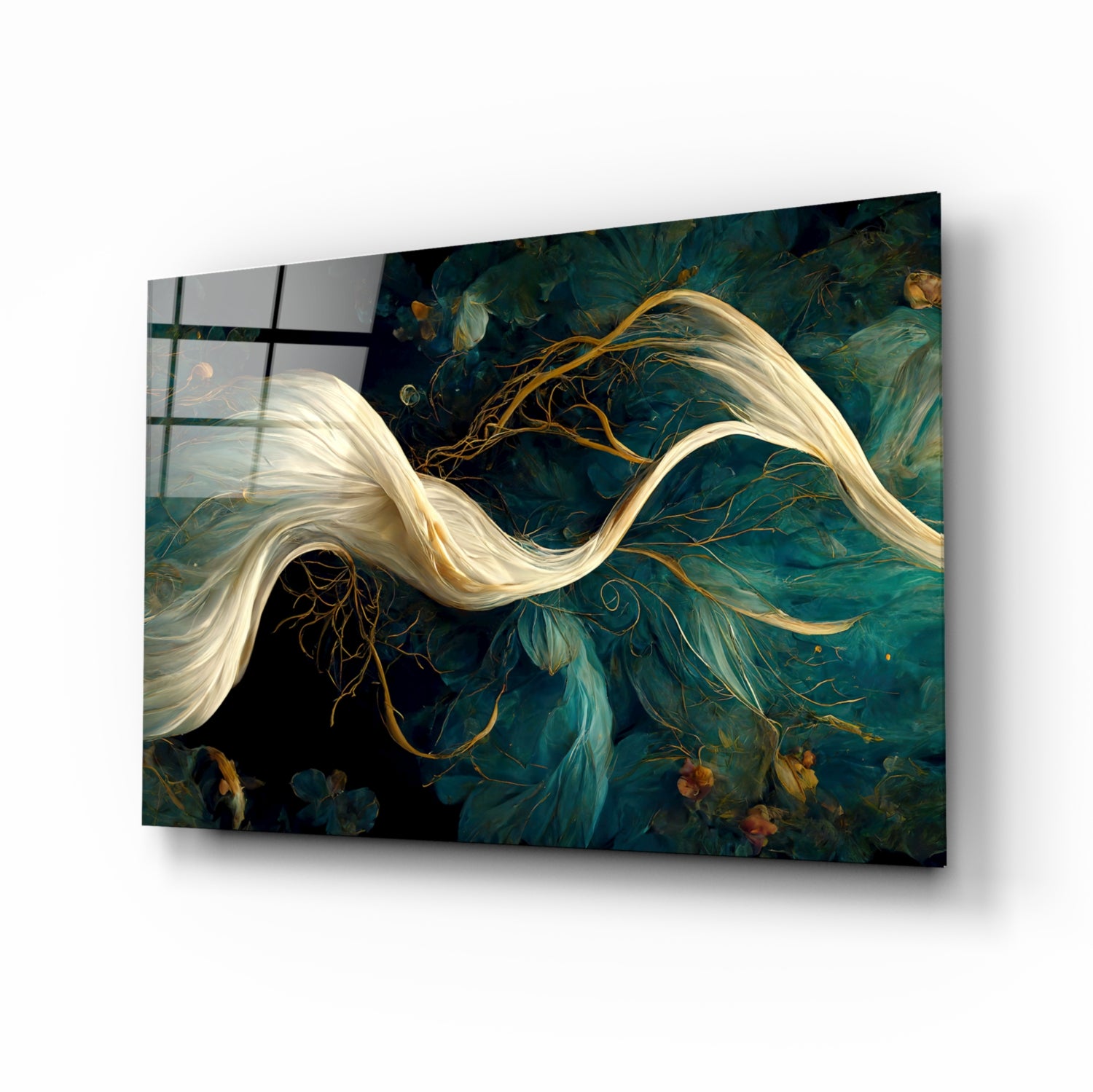 Flow of Roots Glass Art || Designer Collection - Walmart.com