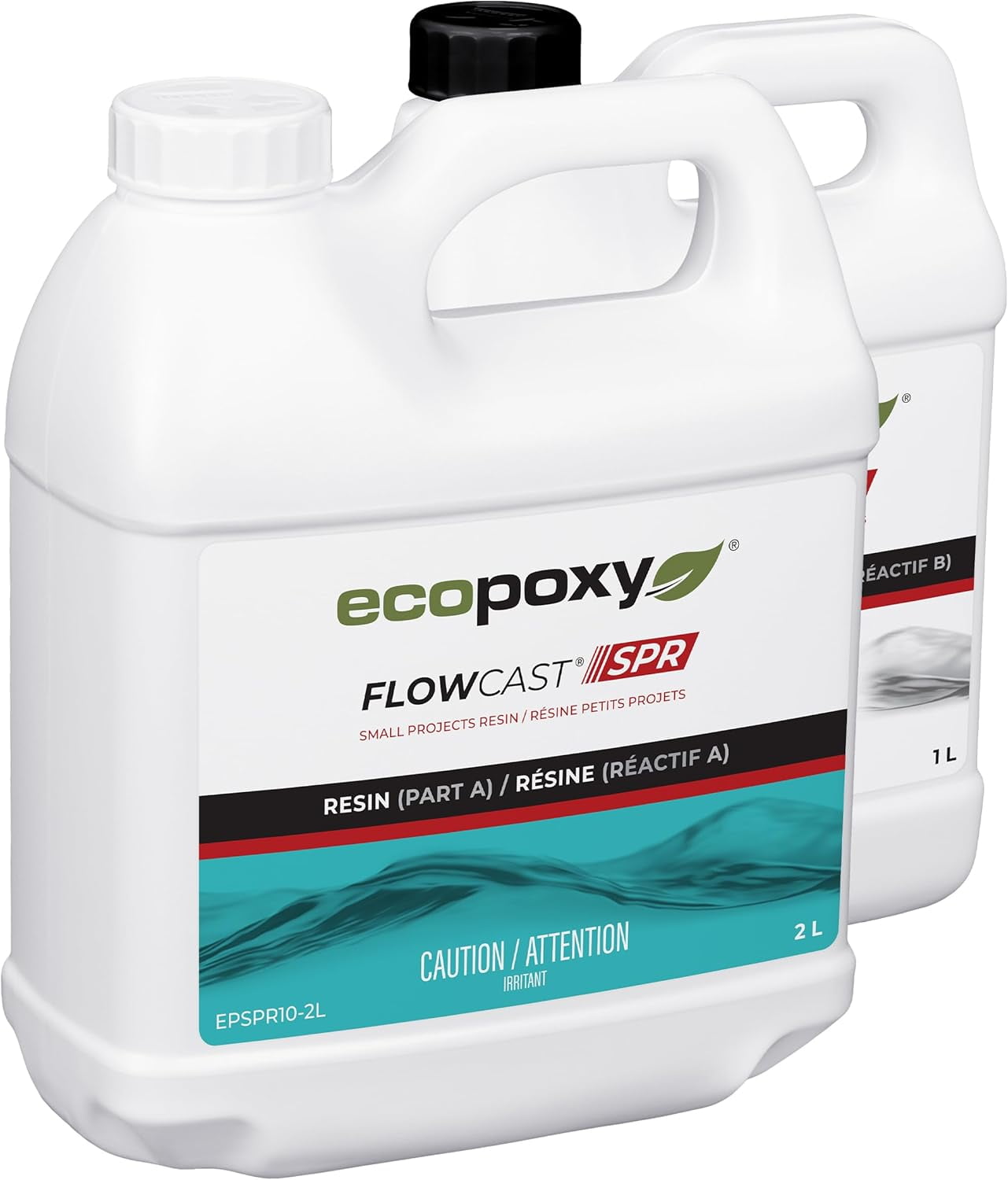FlowCast SPR Epoxy Resin Kit - 101 Fl Oz /3L: UV & Yellowing Resistant, Bio-Based| Water Clear ...
