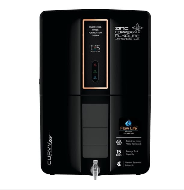 FlowLife RO system curvv Water Purifier Mineral Plus RO UV TDS Copper ...