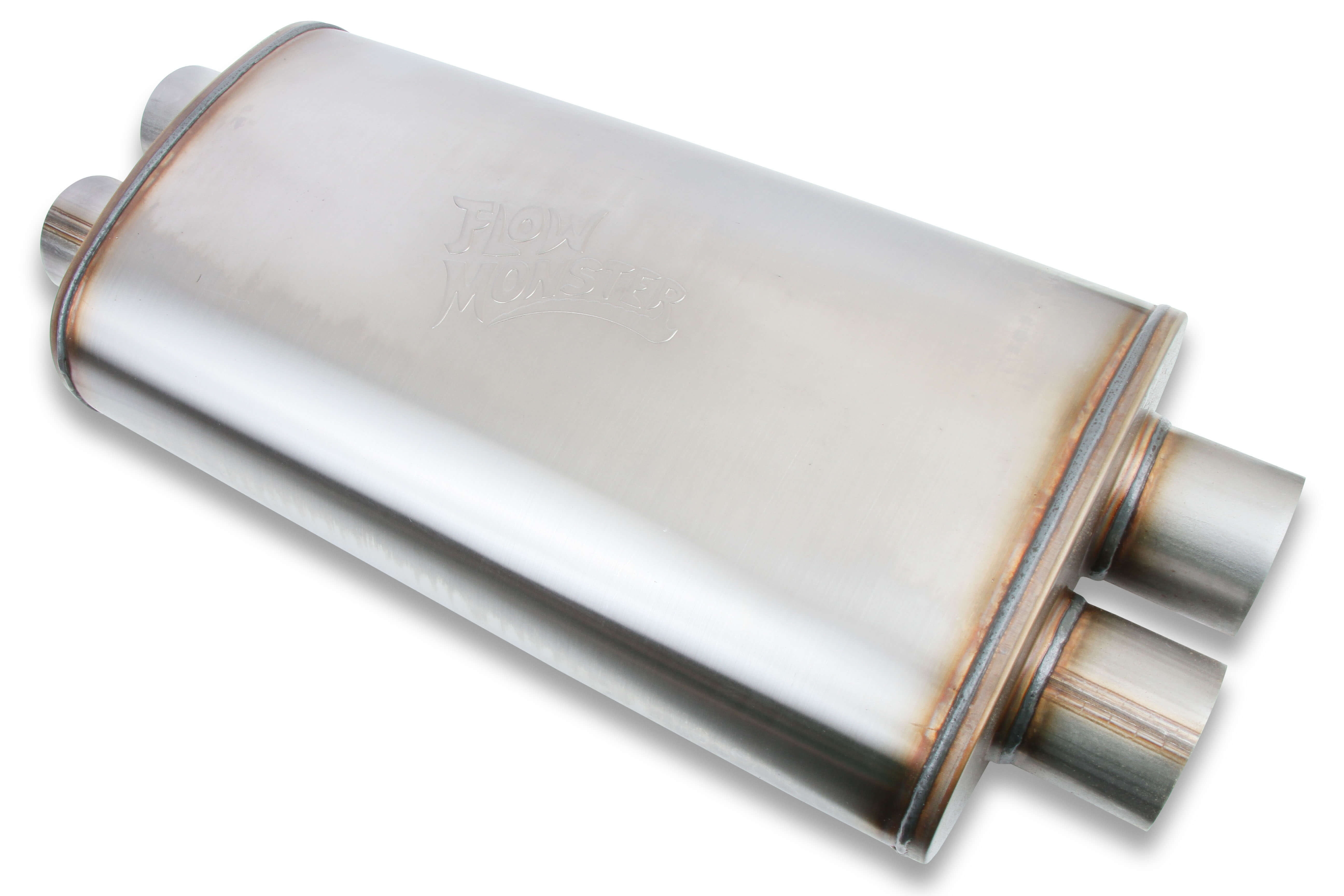 FlowMonster 12599-Fm FlowMonster 409Ss Oval Case Absorption Muffler ...