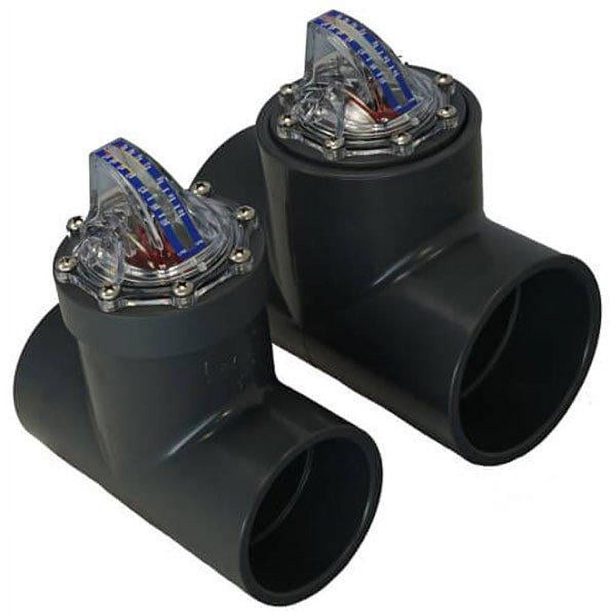 FlowVis FV-3 Flowmeter SCH80 3in with Tee - Walmart.com