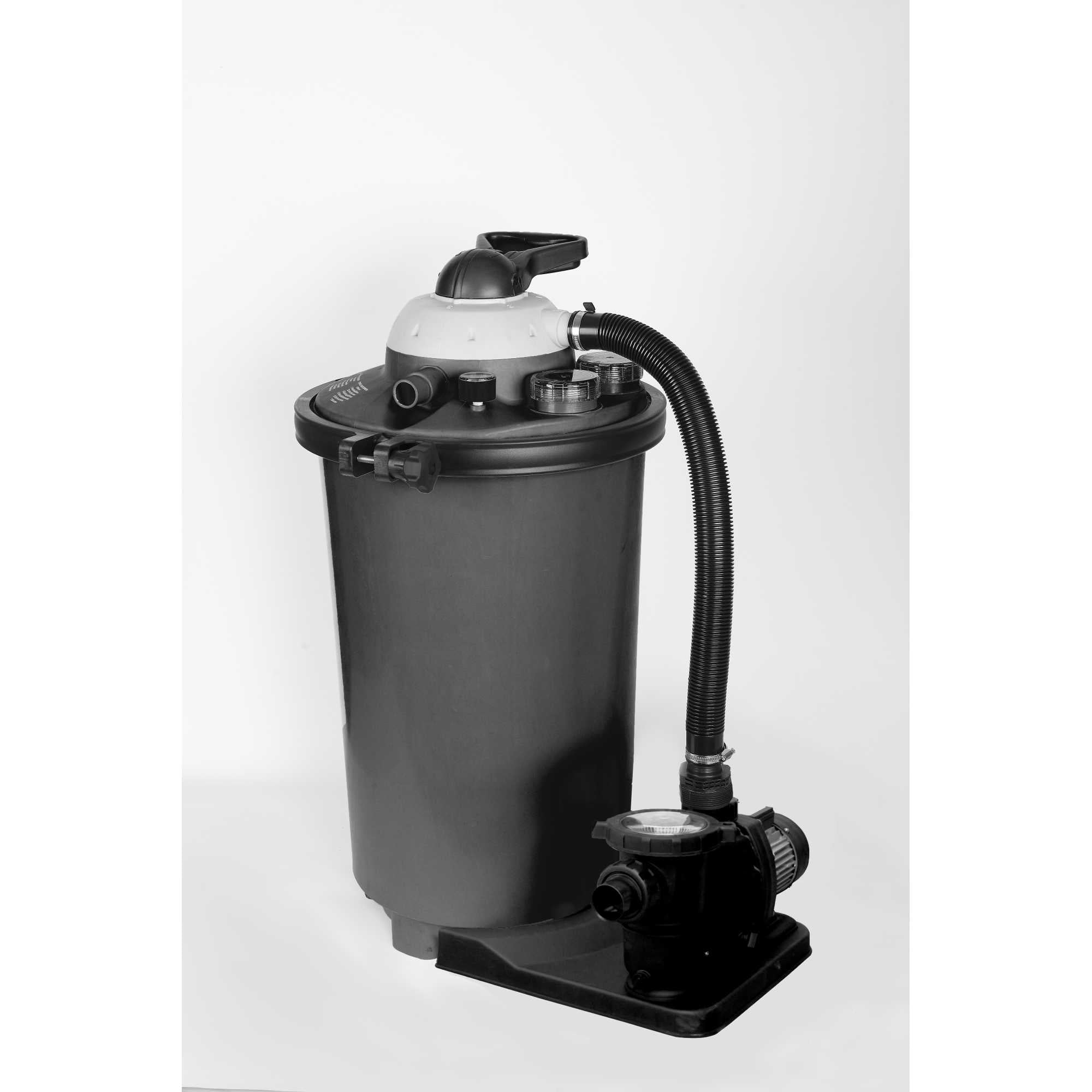 FlowXtreme 16-in, 100lb Sand Filter System for Above Ground Pools with ...
