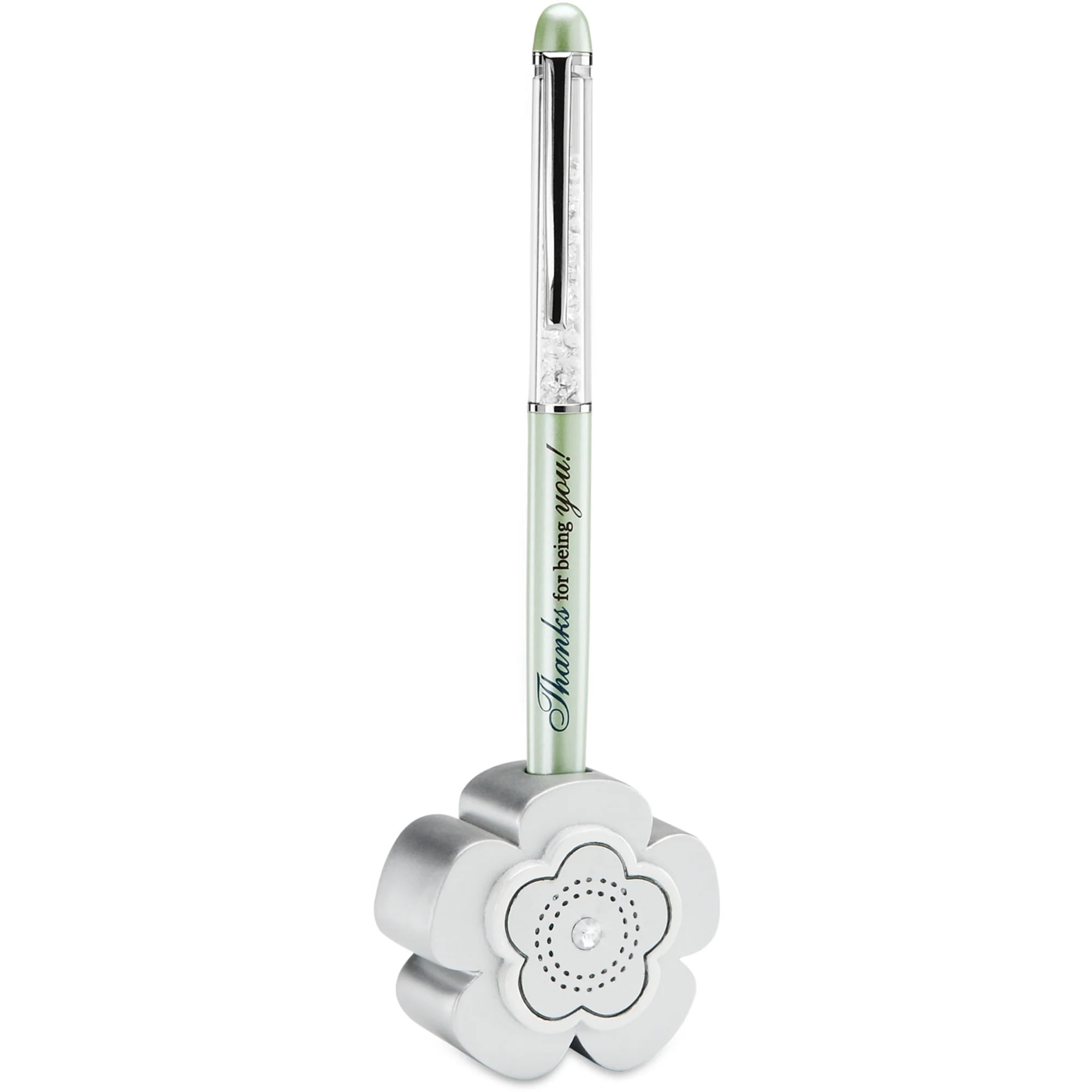 Pavilion Gift Company - Flower - 2" x 1.75" Flower Pen Holder - Walmart.com