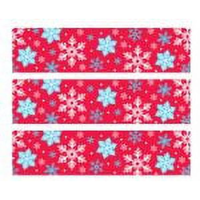 Flower 7inch Round Edible Border Cake Topper - Walmart.com