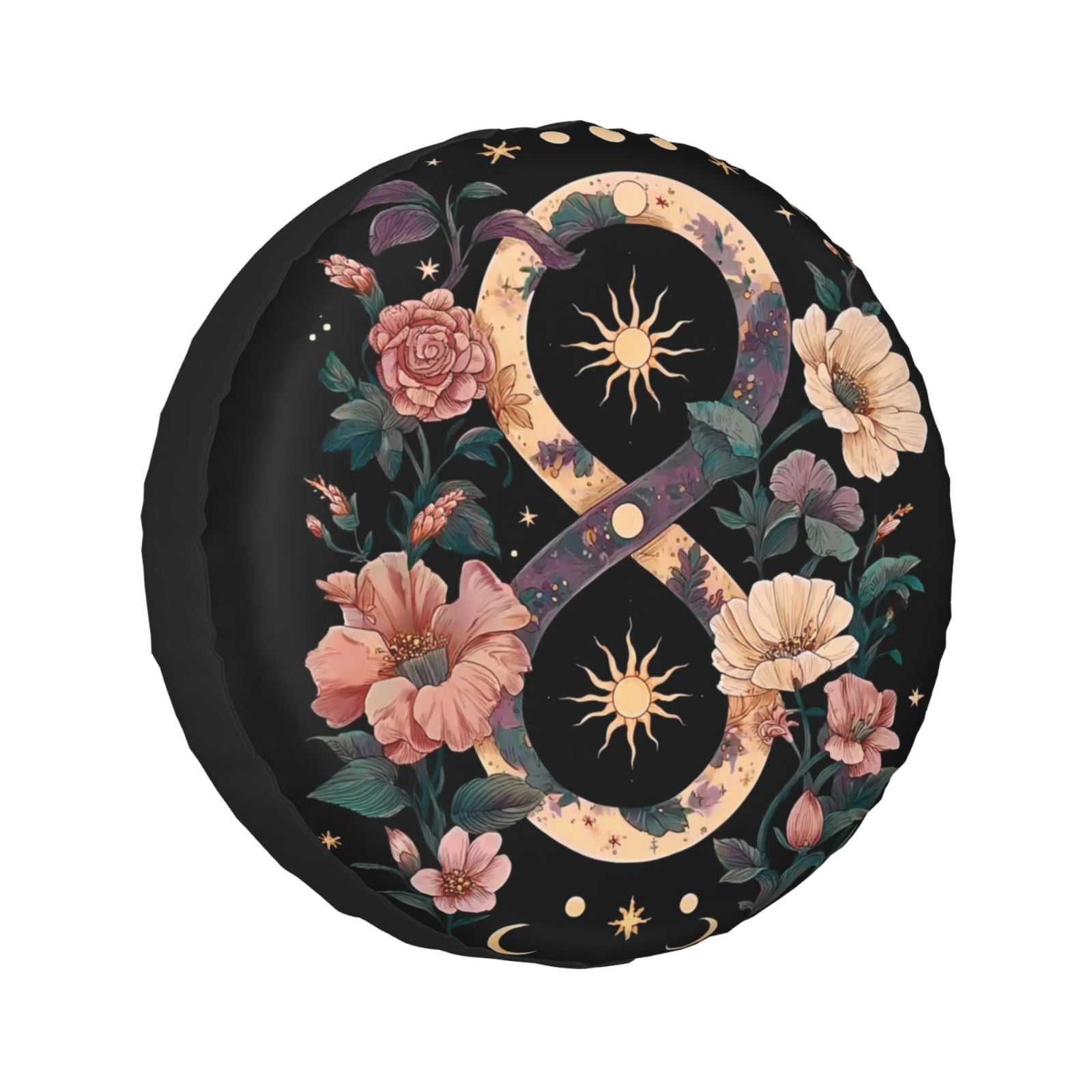 Flower 8 figure figure figure polyester tire cover, 4 season ...