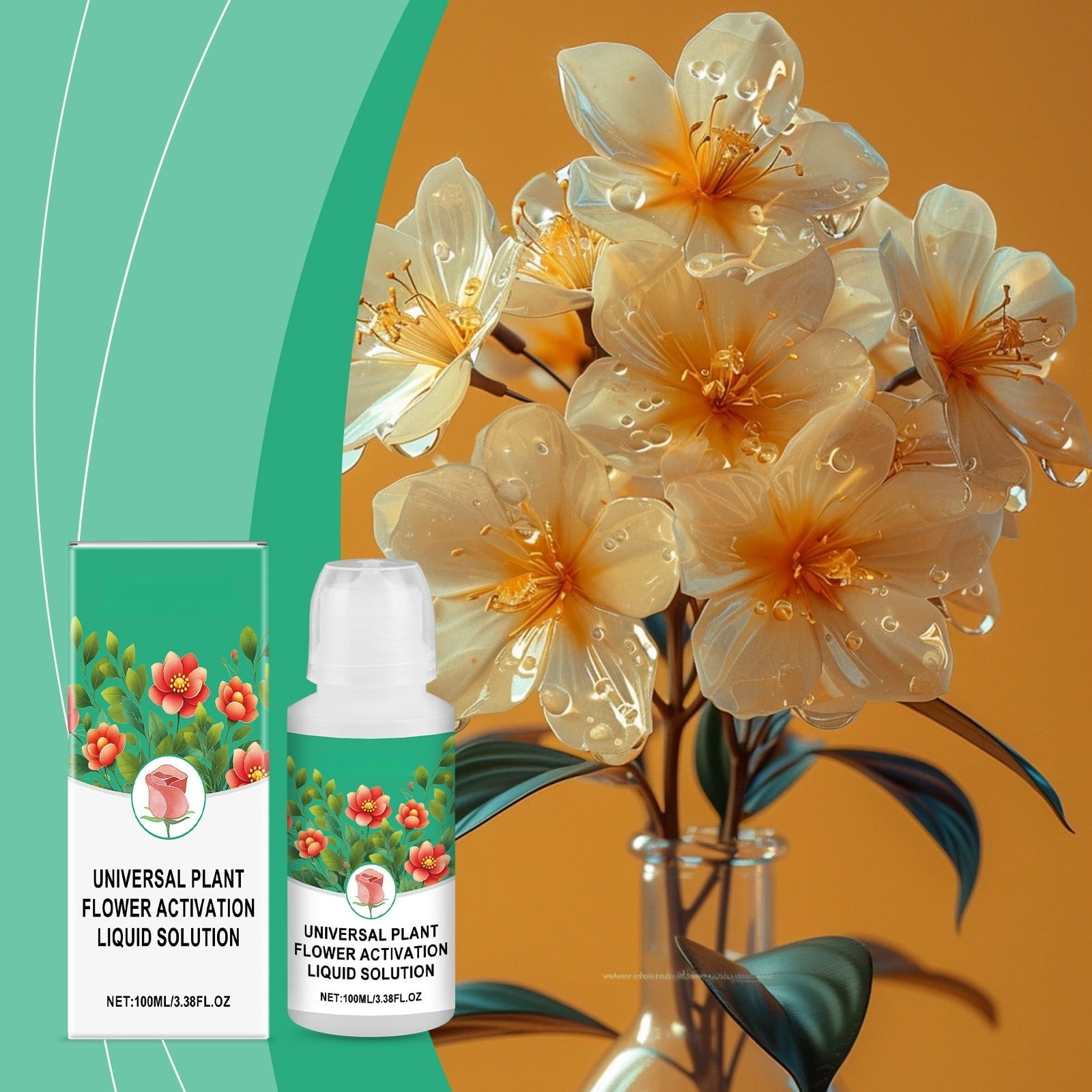 Flower Activation Liquid Activate The Roots Of Flowers And To Enhance Nutrient Absorption ...