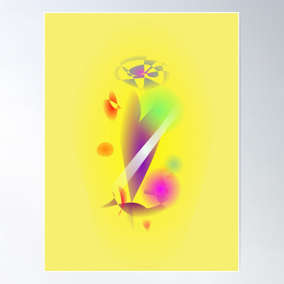 Flower Ambassador Poster Wall Art, Modern Wall Decor For Living Room ...